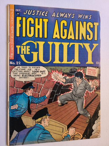 FIGHT AGAINST THE GUILTY # 22 STORY COMICS 1954 FIRST ISSUE LAST ...