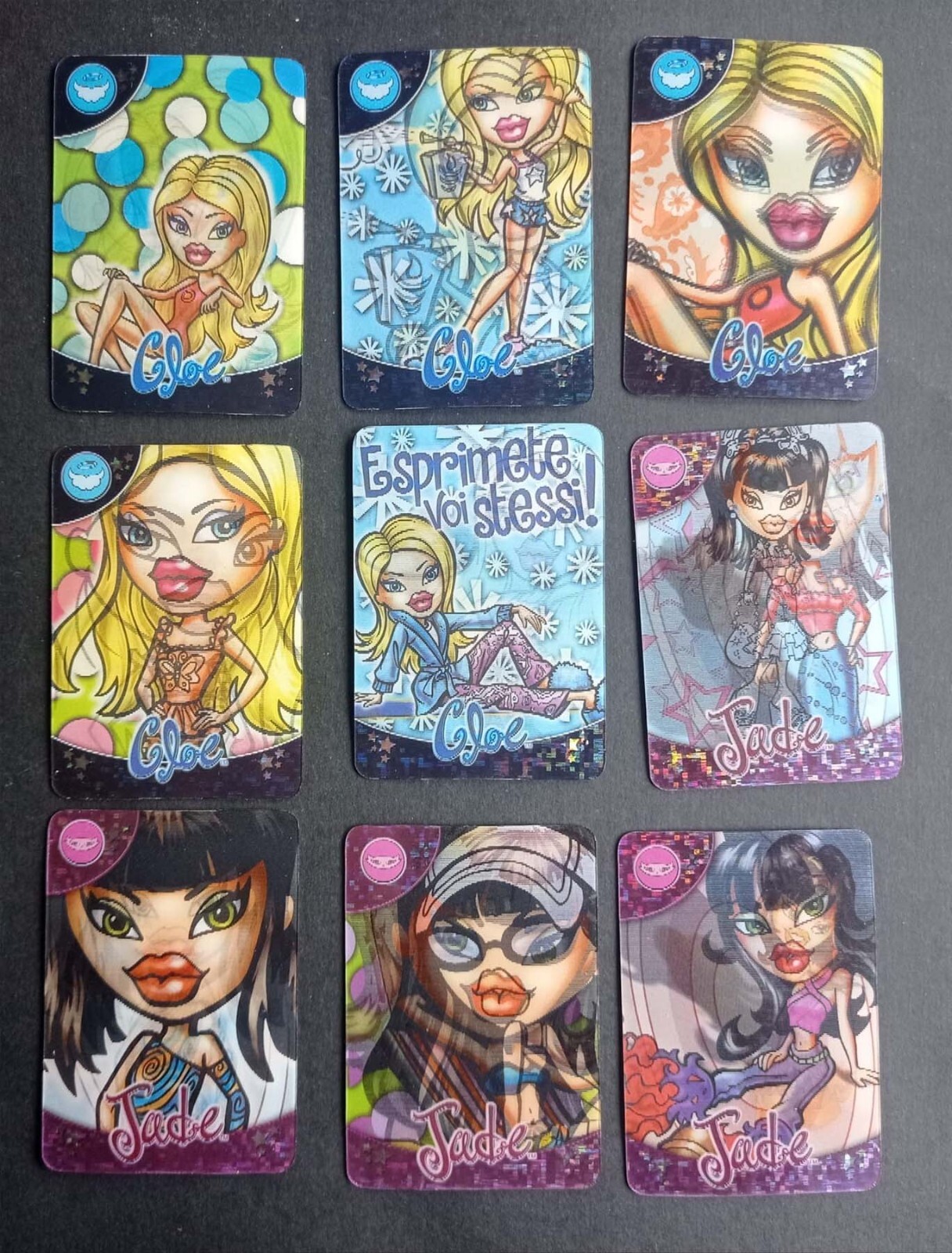 lot of 9 BRATZ animated cards 2003 - lenticular - JADE _CLOE | eBay