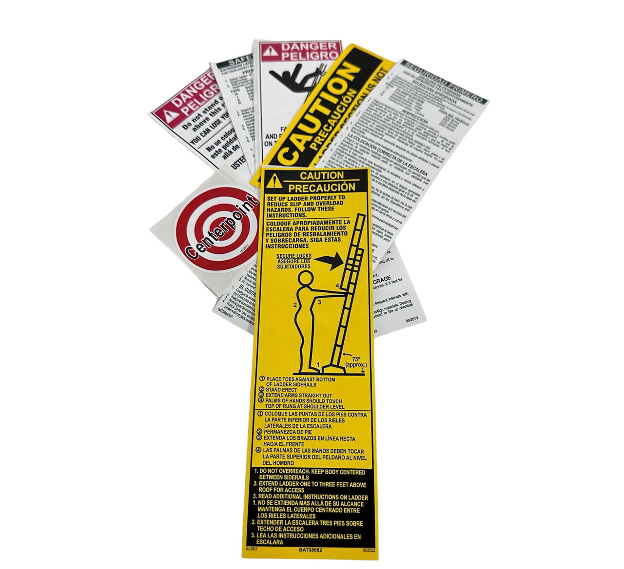 Safety Label Sticker Kit For Extension Ladders | eBay