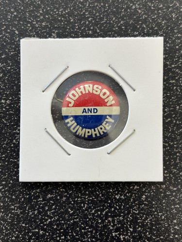 Lyndon Johnson Hubert Humphrey 1964 Election Pin National State ...