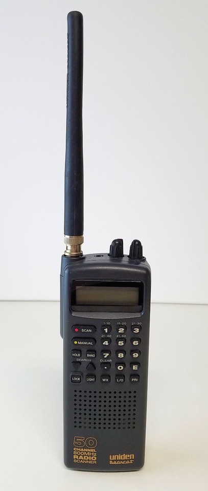 Uniden BEARCAT BC80XLT 50 Channel 800 MHz Programmable Handheld Scanner ...