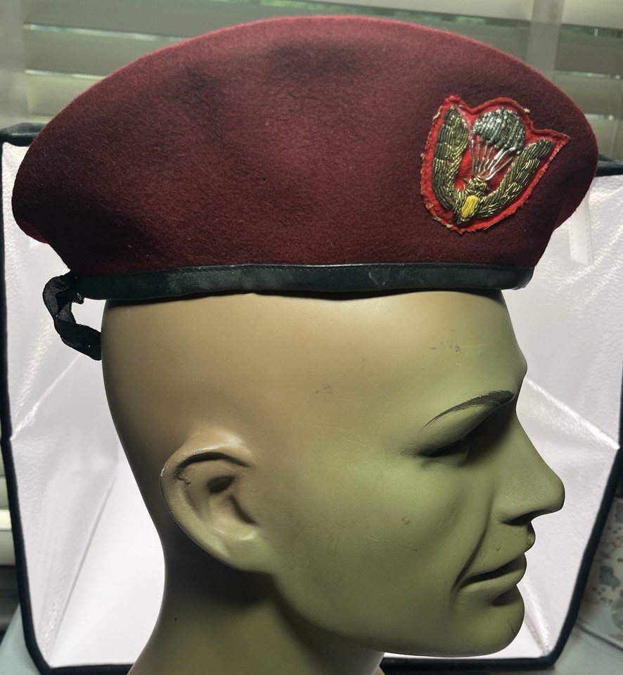 Vietnam War US Army Airborne Paratrooper Beret- Jump Wing Patch & Life Magazine | eBay