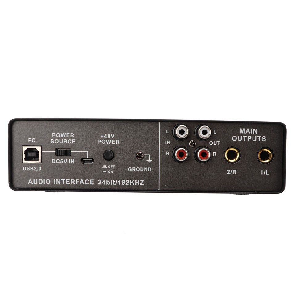 RASTKY USB Live Sound Card Digital Mixing And Recording - External ...