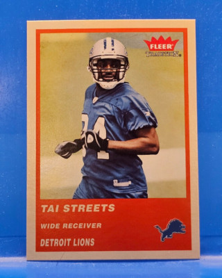 Tai Streets, WR - Fleer-Tradition / Skybox - Lions, 2004 - #70 | eBay