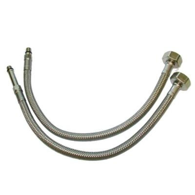 M8 (8mm) x 1/2" BSP Monobloc Tap Flexible Connectors / Flexi Hose Tails ...