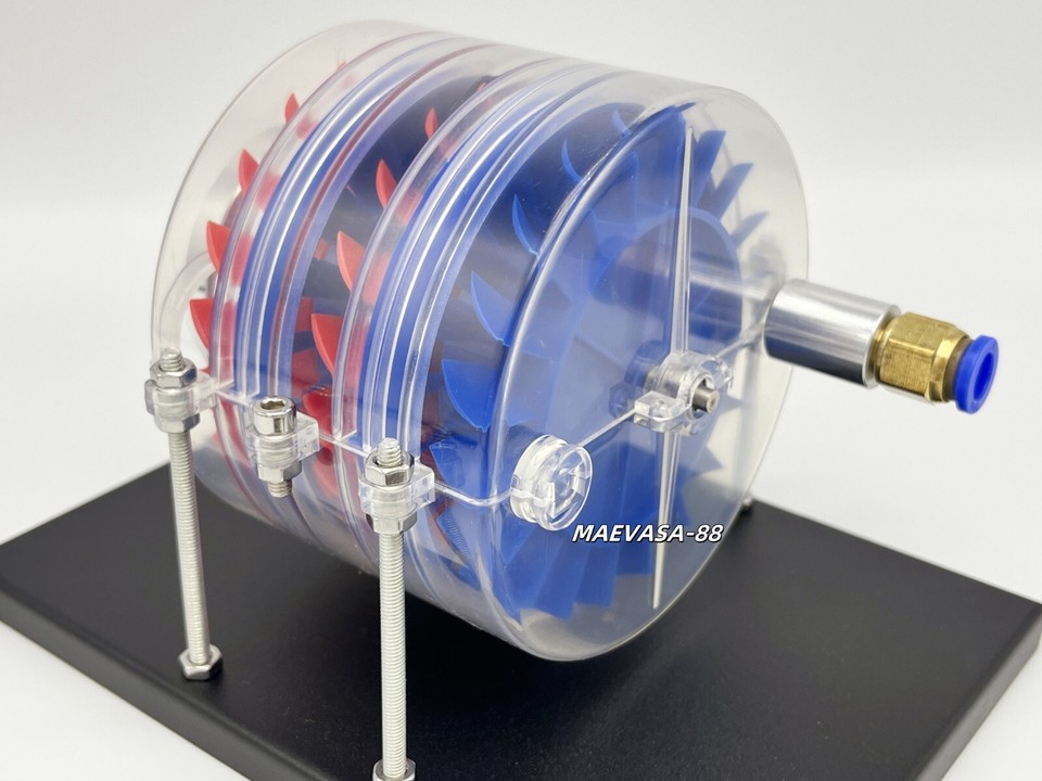 Multi-stage DIY Steam Power Turbine Steam Engine Model Kit Model ...