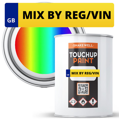 Mixed By Reg Registration RFU Basecoat Paint Ready For Use Perfect ...