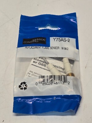 JOHNSON CONTROLS Y75AS-2 REPLACEMENT FLAME SENSOR 2-PACK NEW sp3 | eBay