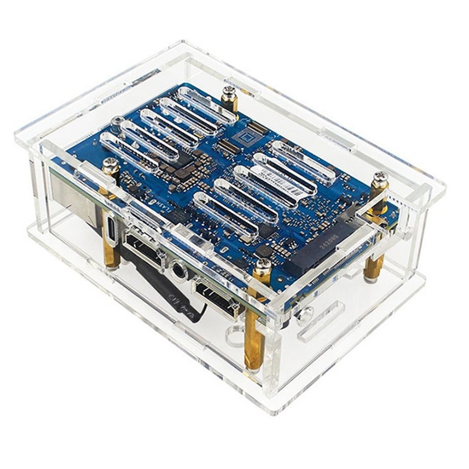 For 5 Max Transparent Acrylic Fan Heat Sink Case P2T5 | eBay UK