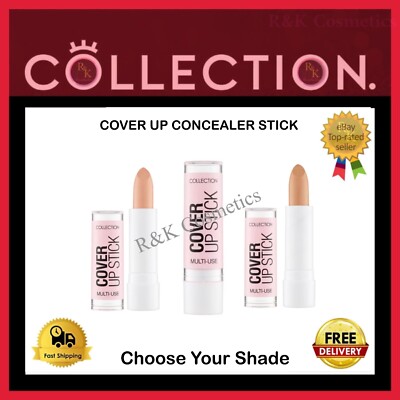 COLLECTION COSMETICS Cover Up Concealer Stick 4g - Choose Your Shade ...