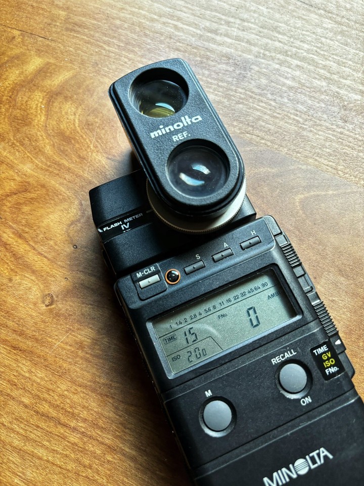 Minolta Auto Meter IV Light Meter / Flash Meter w/ Case -Clean ...