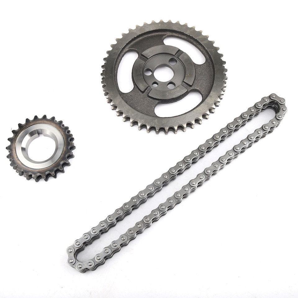HD Double Roller Timing Chain Set For Chevrolet SBC 283 305 327 350 383 ...