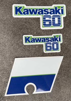 kawasaki KX60 1987 Shroud & Tank Decal Set / Sticker Kit / Graphics Kit ...