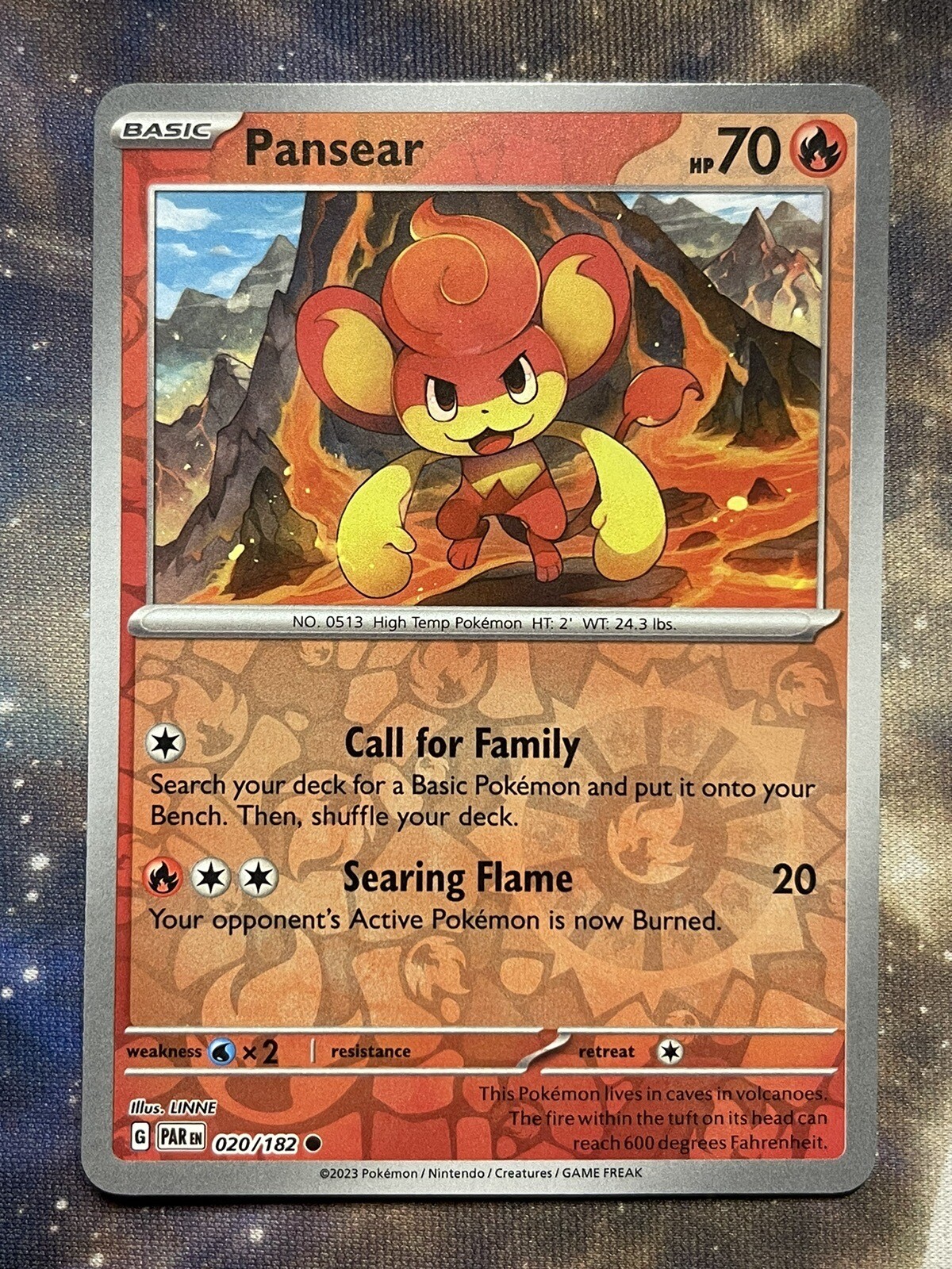 Pokémon TCG Pansear Paradox Rift 020/182 Reverse Holo Common | eBay