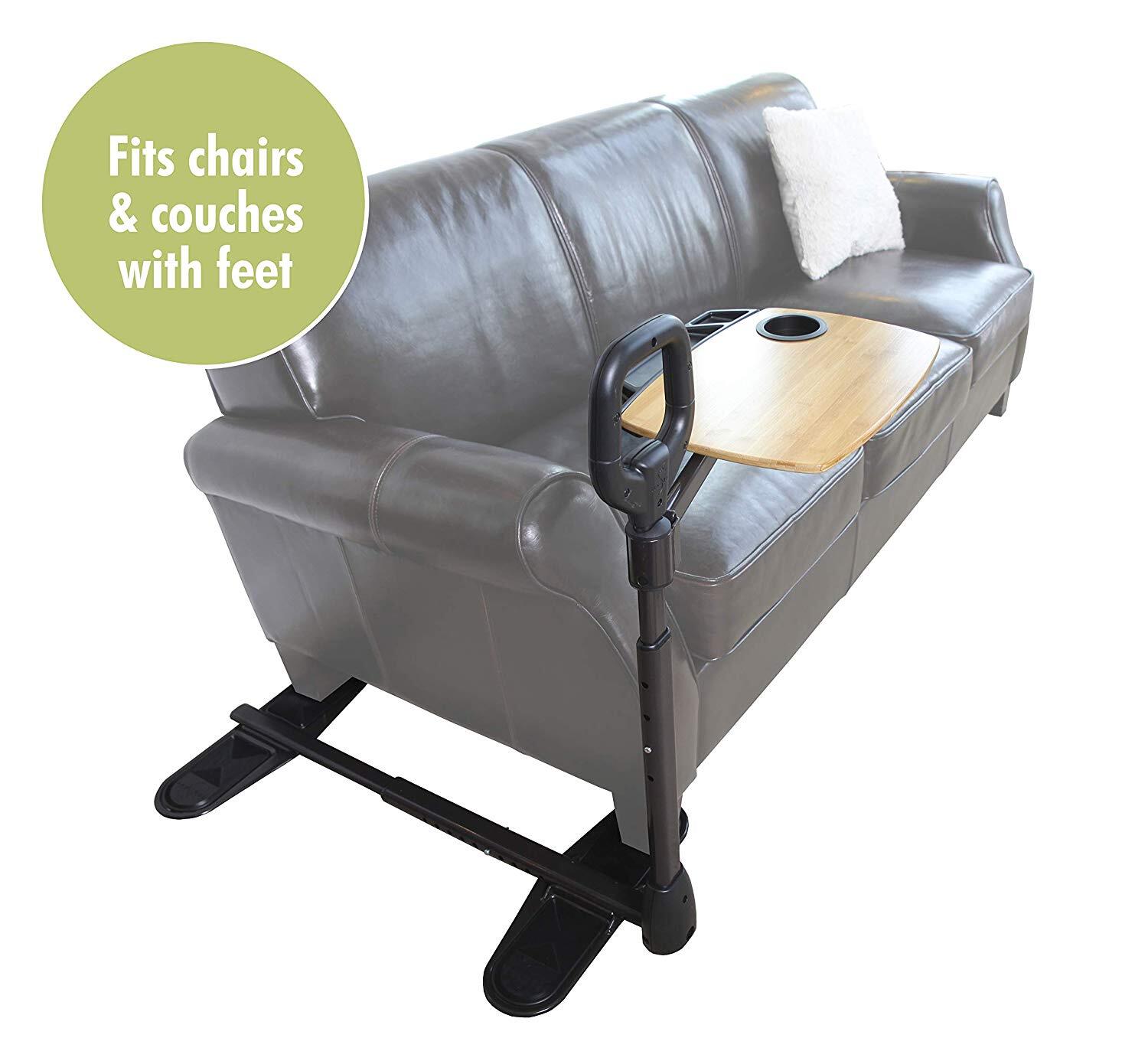 Able Life 2052 Able Tray Bamboo Swivel TV Tray & Laptop Tray Table with ...