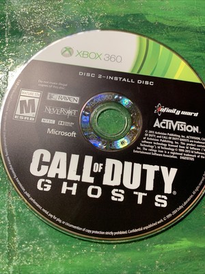 Call Of Duty Ghosts Xbox 360 - Disc Two - Install Disc - DISC ONLY | eBay