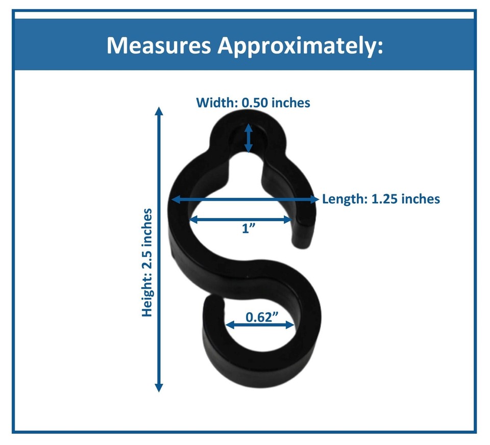 6 Pack Shore Power Cord Clips "S" Style Dock Electrical Marine Holders ...