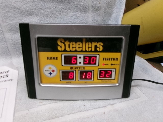 * Official NFL - PITTSBURGH STEELERS - ALARM CLOCK, Temp and MORE ...
