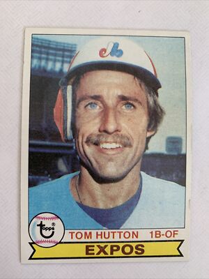 1979 TOPPS BASEBALL CARD # 673 TOM HUTTON MONTREAL EXPOS NMMT FREE ...