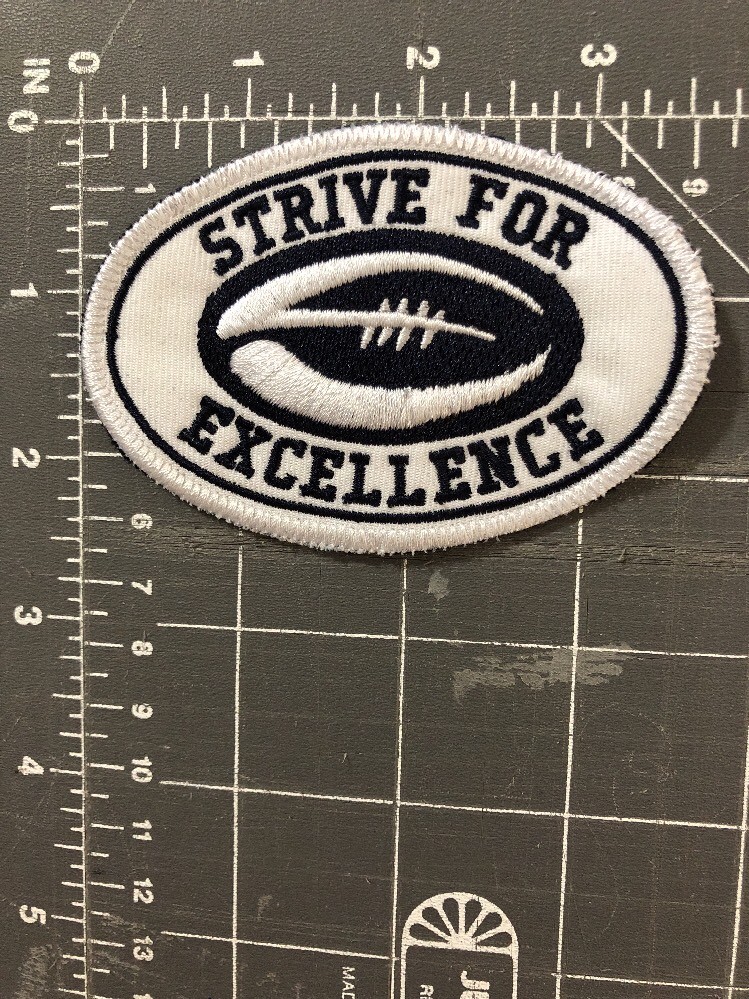 Strive For Excellence Patch NFL High School Player Development H.S.P.D ...
