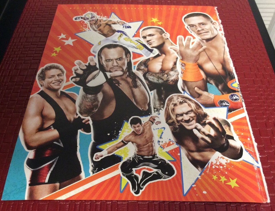 WWE Group Print Ad Poster Art (Frame Not Included) | eBay