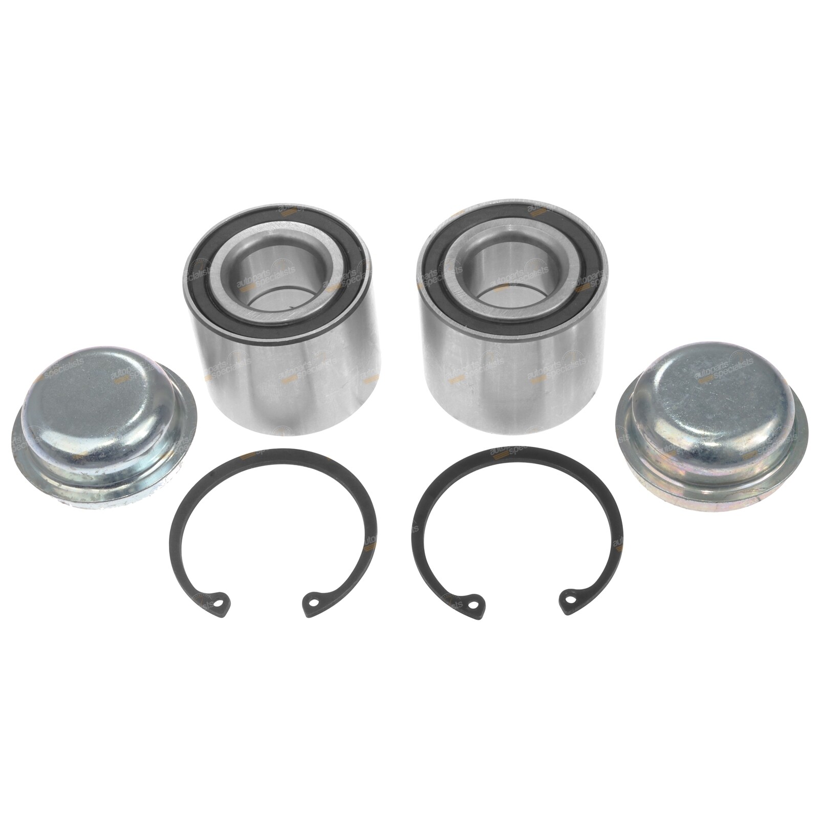 2 x Rear Wheel Bearing Kits for Nissan Micra K12 4cyl 1.4L CR14DE 2007 ...
