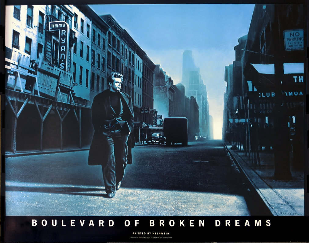 Gottfried Helnwein Boulevard Of Broken Dreams James Dean 1981