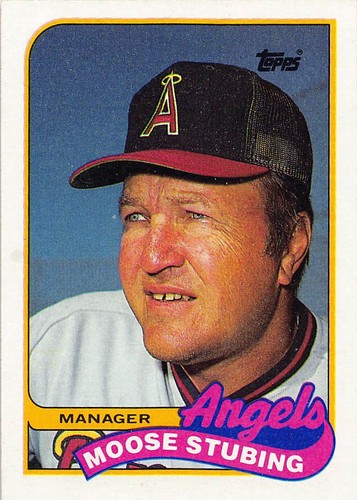 Moose Stubing 1989 Topps 444 California Angels Baseball Card | eBay
