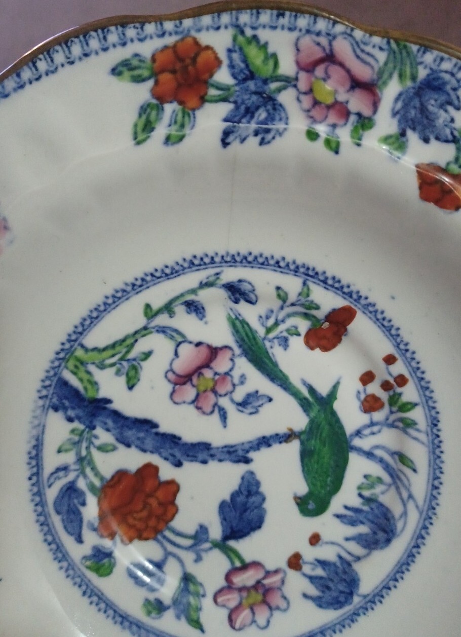 BOOTHS SILICON CHINA ENGLAND.ANTIQUE.V.RARE SET OF 4 | eBay Australia