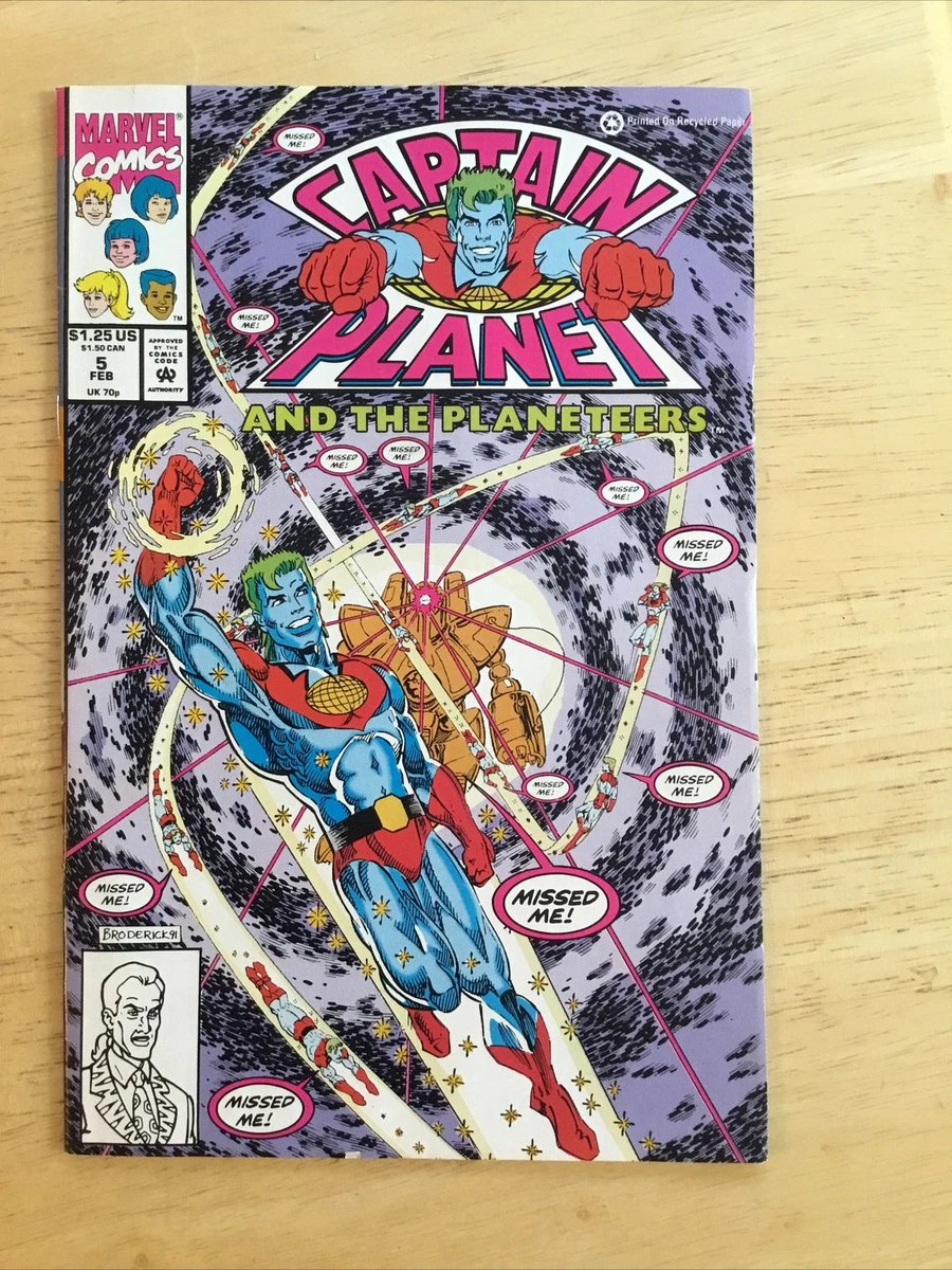 Captain Planet Comic Art