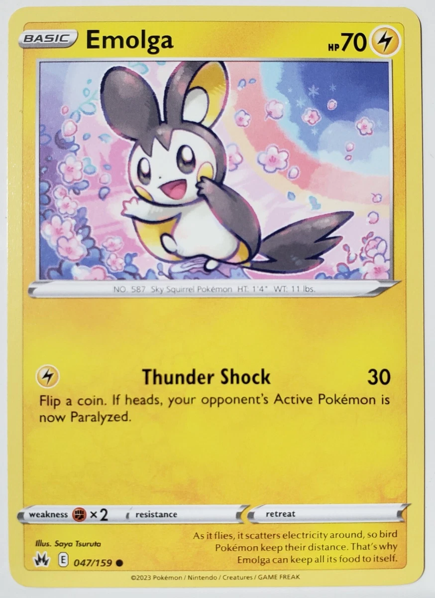 Pokemon Emolga Card