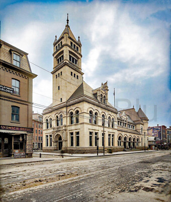 1906 Post Office, Worcester, Massachusetts 14 x 11" Photo Print | eBay