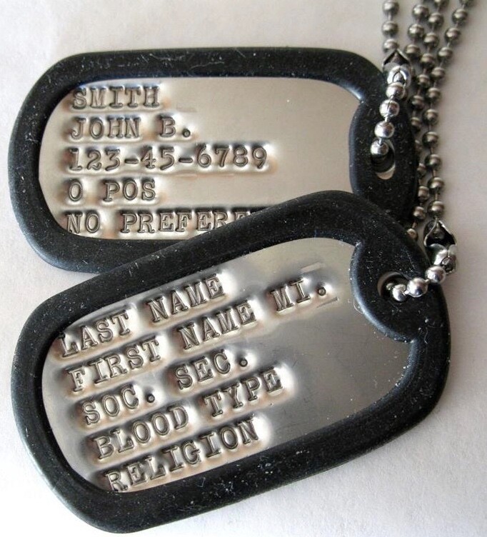 Discount Custom Military Dog Tags