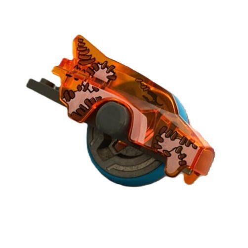 LEGO CHIMA, Speedorz Rad mit trans-orange Wolf 11125c01+11113pb04, aus ...