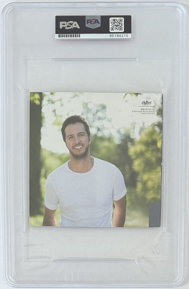 Luke Bryan Crash My Party SIGNED CD Cover Book Autographed PSA DNA COA ...