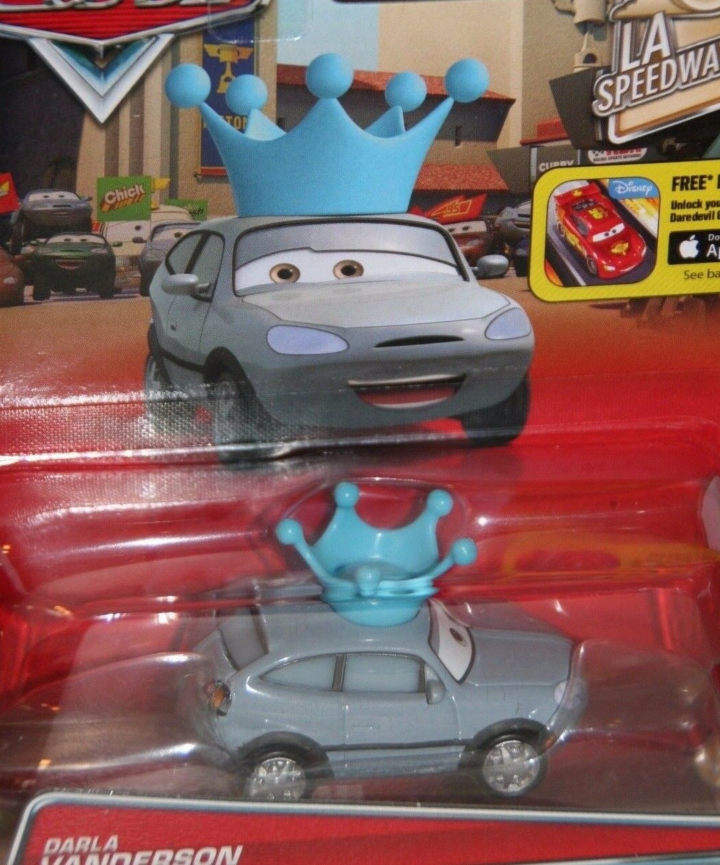 DISNEY PIXAR CARS 2 "DARLA VANDERSON" NEW IN PACKAGE, SHIP WORLDWIDE | eBay