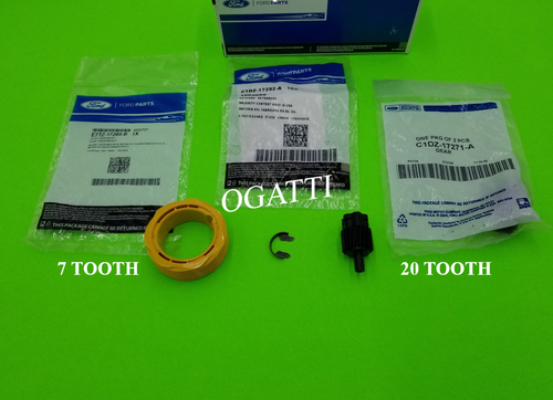 FORD OEM TRANSMISSION SPEEDOMETER DRIVEN GEAR KIT E7TZ-17285-B C1DZ ...