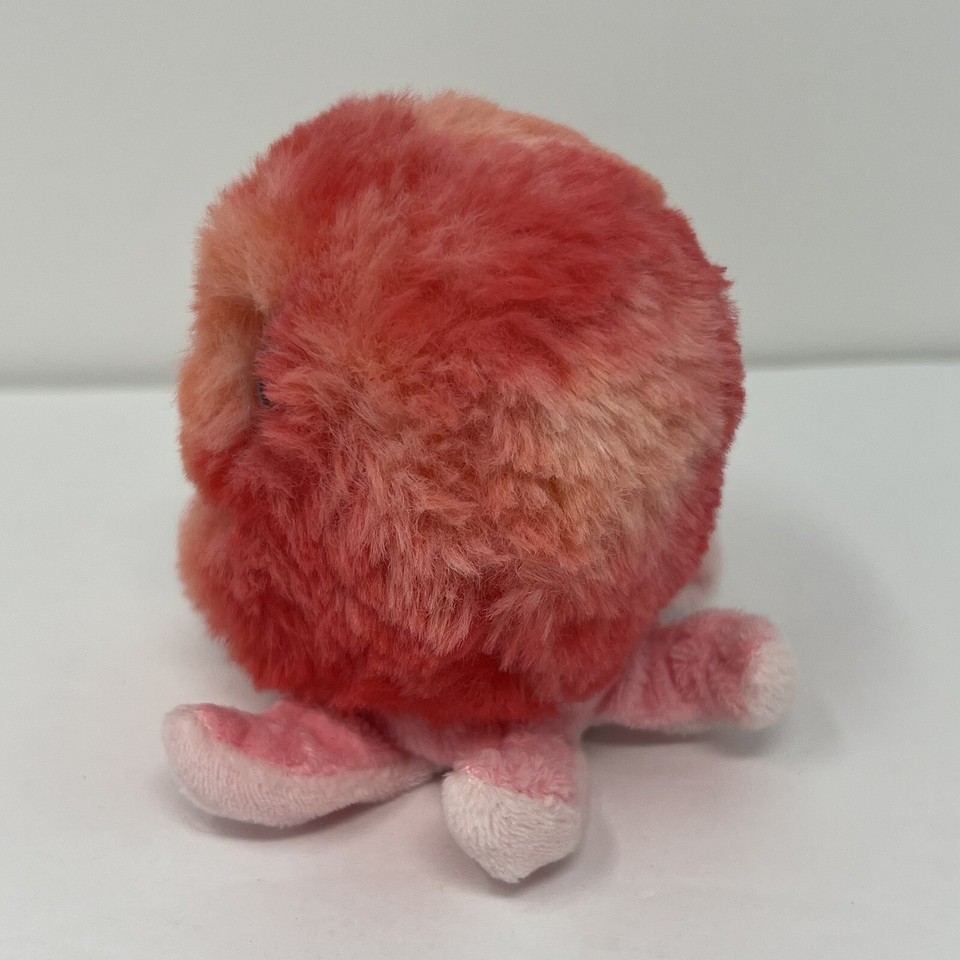 TY Beanie Baby SHELDON the Pink Octopus 4 inches Soft Plush Stuffed ...
