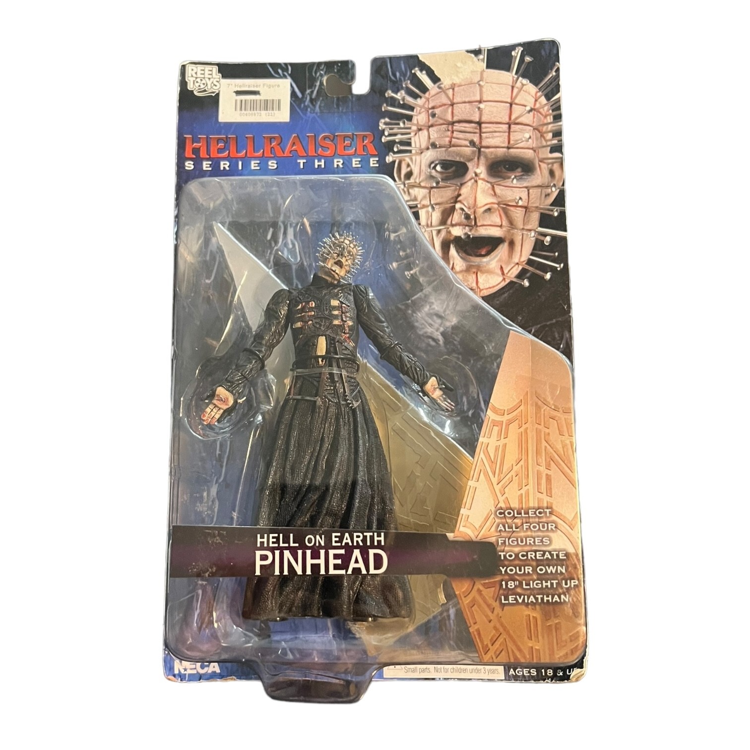 Hellraiser Hell On Earth Pinhead Series 3 2004 Neca Reel Toys Horror ...