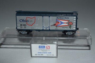N Scale MTL 02100389 Ohio State Car 40' Single Door Boxcar 1803 C40166 ...
