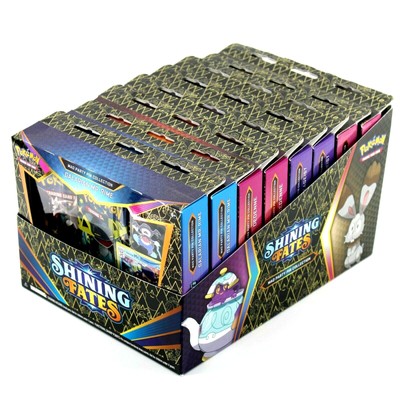 Display Box of (8) Pokemon TCG Shining Fates Mad Party Pin Collections ...