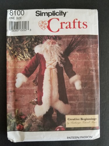 Father Christmas Simplicity Crafts 8100 UNCUT by Katheryn Tidwell Foutz ...