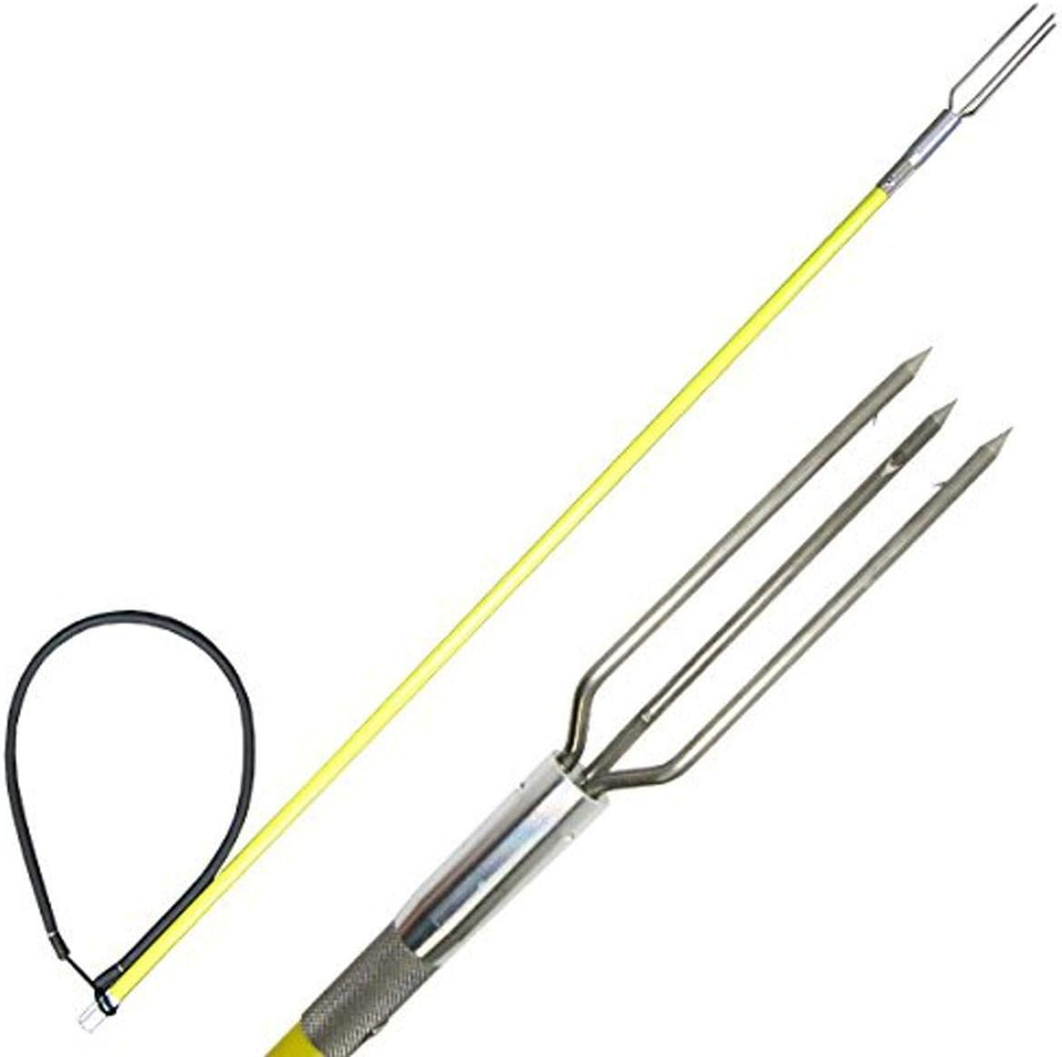 3.5' One Piece Spearfishing Fiber Glass Pole Spear with Lionfish Barb ...