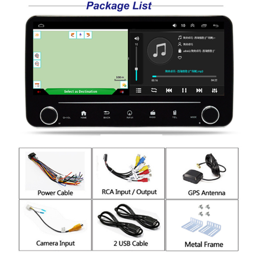 10.25inch Single Din Car Bluetooth TouchScreen Stereo Radio MP5 Player ...