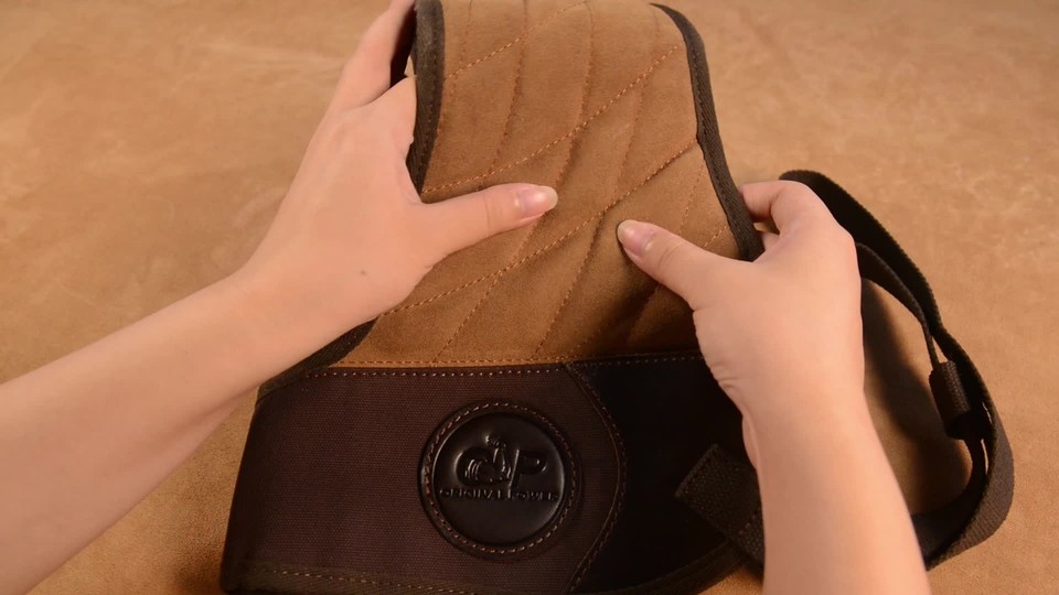 Leather Shoulder Protector Shooting Recoil Pad Reducer Pad For Right ...