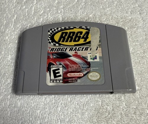 Ridge Racer RR64 Nintendo 64 N64 Original Authentic Tested & Cleaned ...