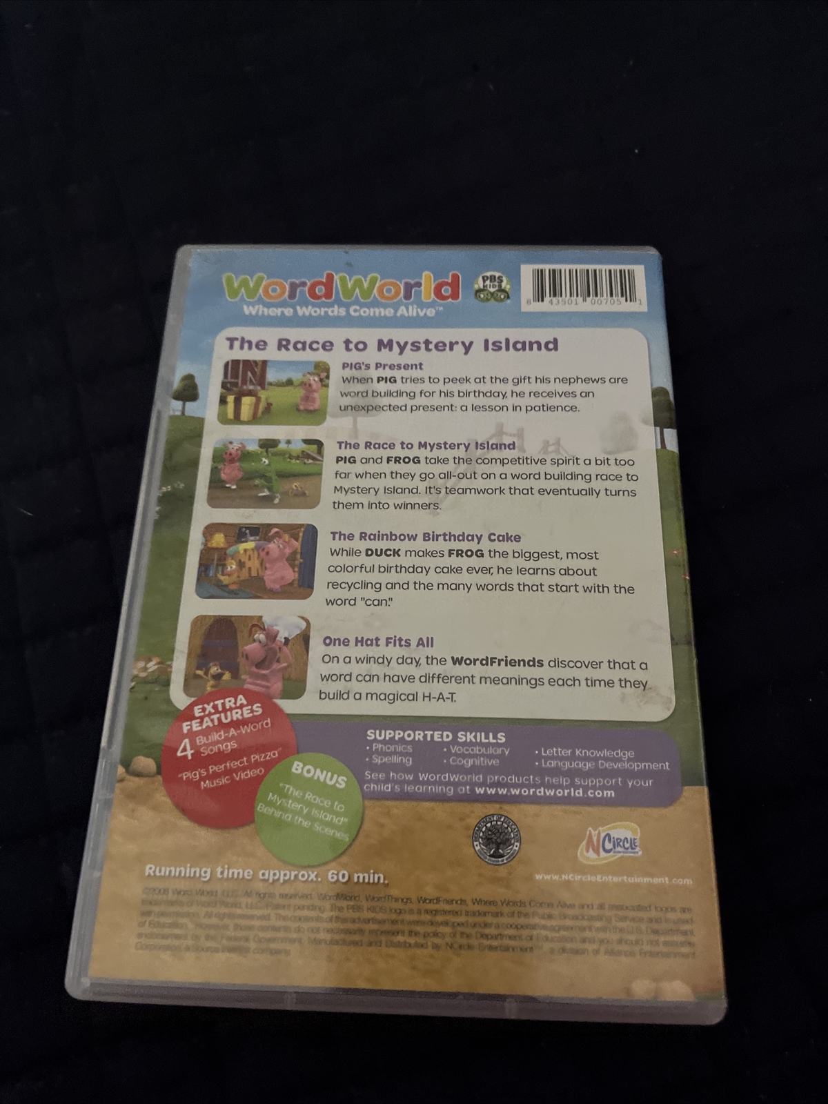 WORD WORLD The Raceto Mystery Island DVD Full Screen 2008 PBS Kids ...