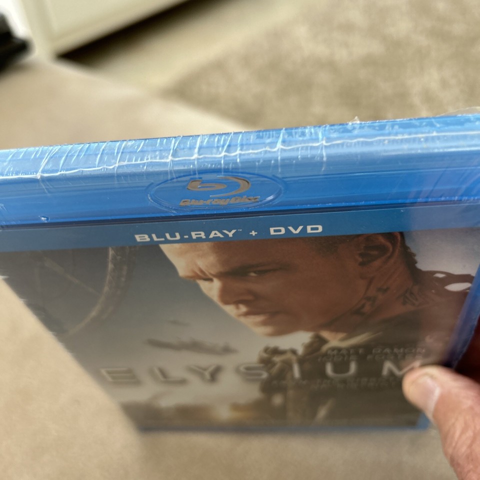 Elysium Blu-ray DVD 2013 Matt Damon Jodie Foster Sci-Fi Brand New Sealed 43396417199| eBay