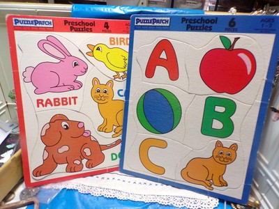 Puzzle Patch Picture puzzle Preschool Puzzle Ages 1-3 -ANIMALS ...