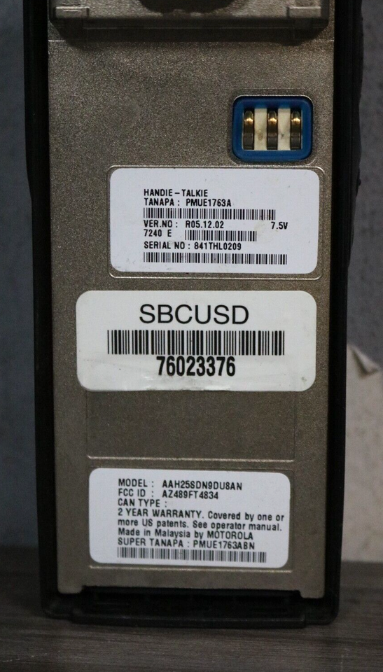 LOT OF 3 Motorola HT1550 XLS Uhf Two Way Radio RADIO 136-174 Mhz , PRE ...